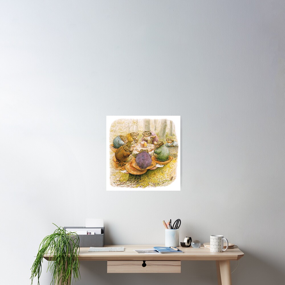"Beatrix Potter - Toads Tea Party " Poster for Sale by forgottenbeauty ...