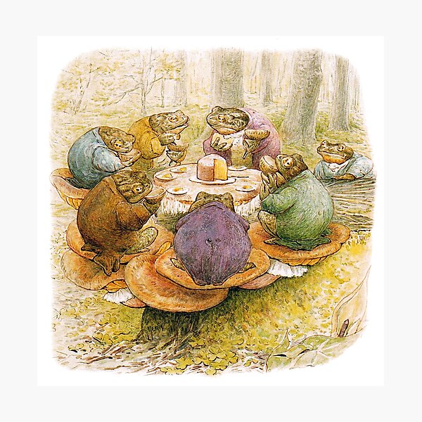 "Beatrix Potter - Toads Tea Party " Photographic Print by ...