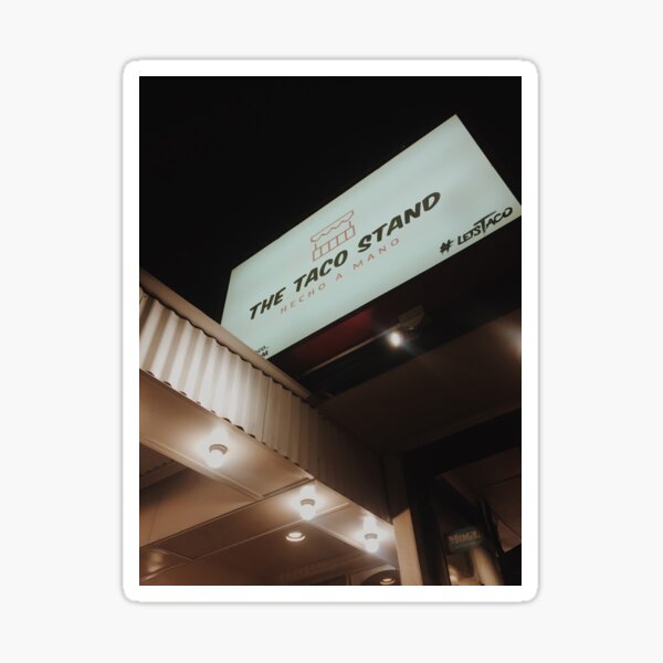 "The Taco Stand - San Diego" Sticker by brynnn | Redbubble