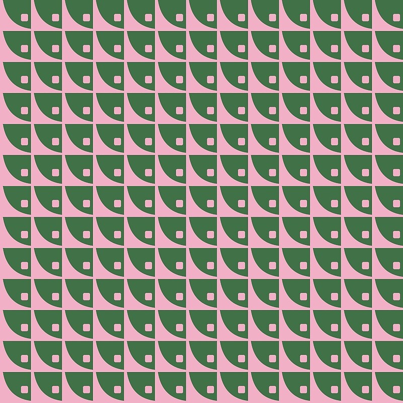 "Mod Pattern in Pink and Green" by kierkegaard | Redbubble