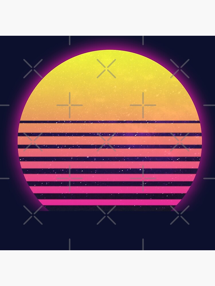 "Synthwave Sun" Poster by christopper | Redbubble