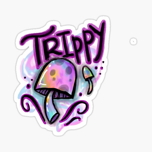 "Trippy" Sticker for Sale by reagancanales | Redbubble