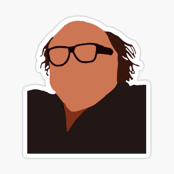 "Danny Devito " Sticker for Sale by LaurenOlivia55 | Redbubble