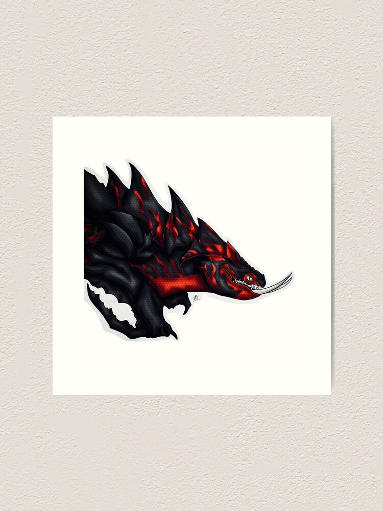 " HTTYD Deathgripper Dragon" Art Print for Sale by skylar-oneil | Redbubble