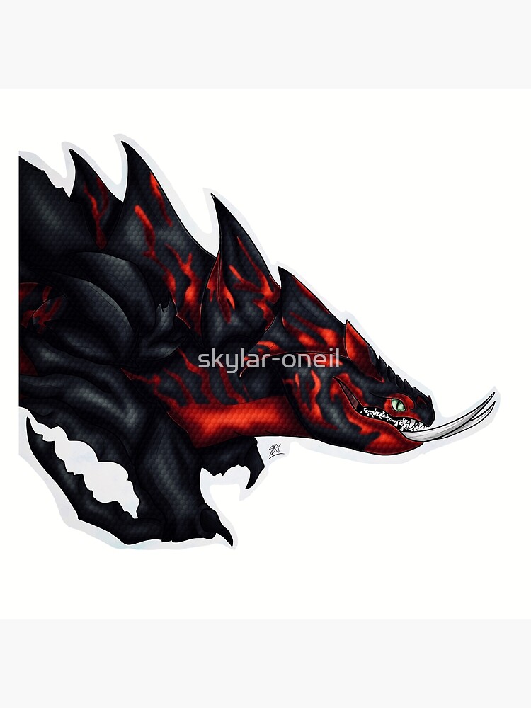 " HTTYD Deathgripper Dragon" Art Print for Sale by skylar-oneil | Redbubble