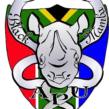 "Black Mamba Anti Poaching Unit Logo" Essential T-Shirt for Sale by ...