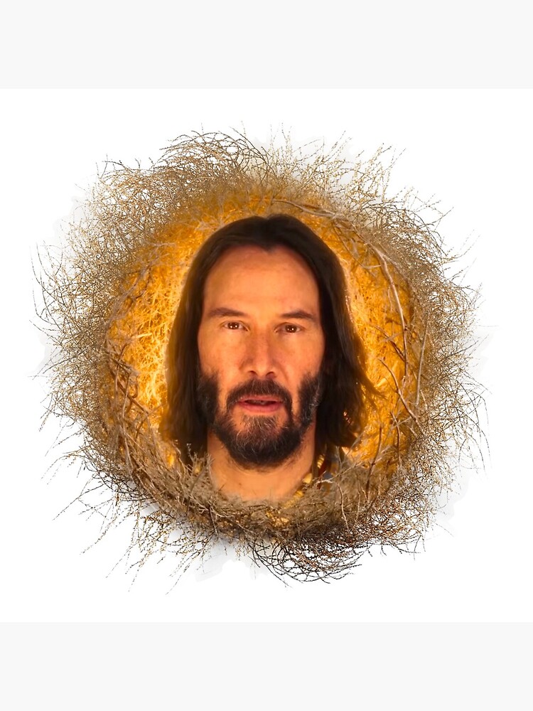 "Keanu Reeves Sage Spongebob Tumbleweed" Photographic Print for Sale by ...