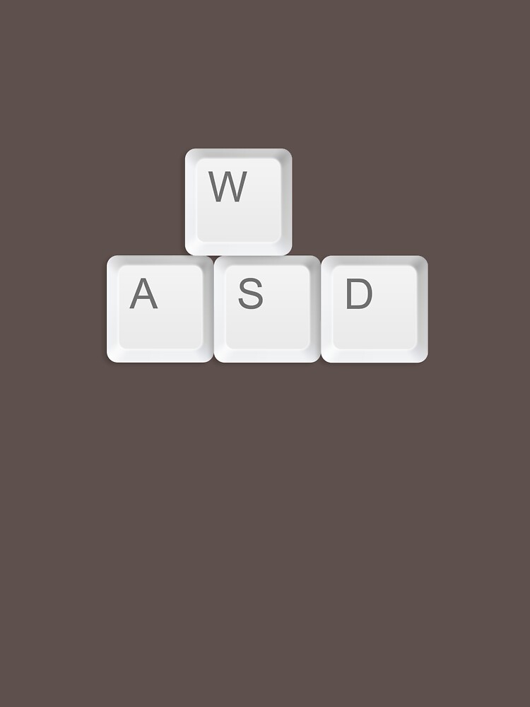 "WASD" T-shirt for Sale by eclps | Redbubble | wasd t-shirts - pc t ...