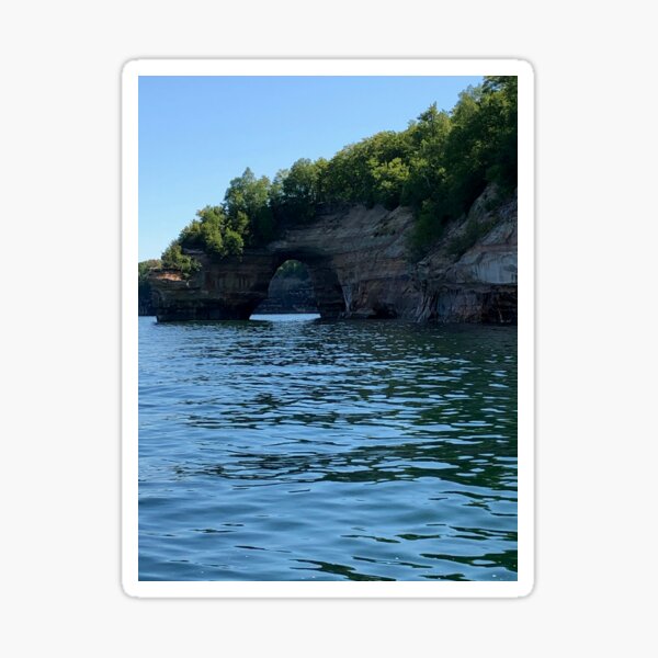 "Pictured Rocks" Sticker for Sale by Logan1124 | Redbubble
