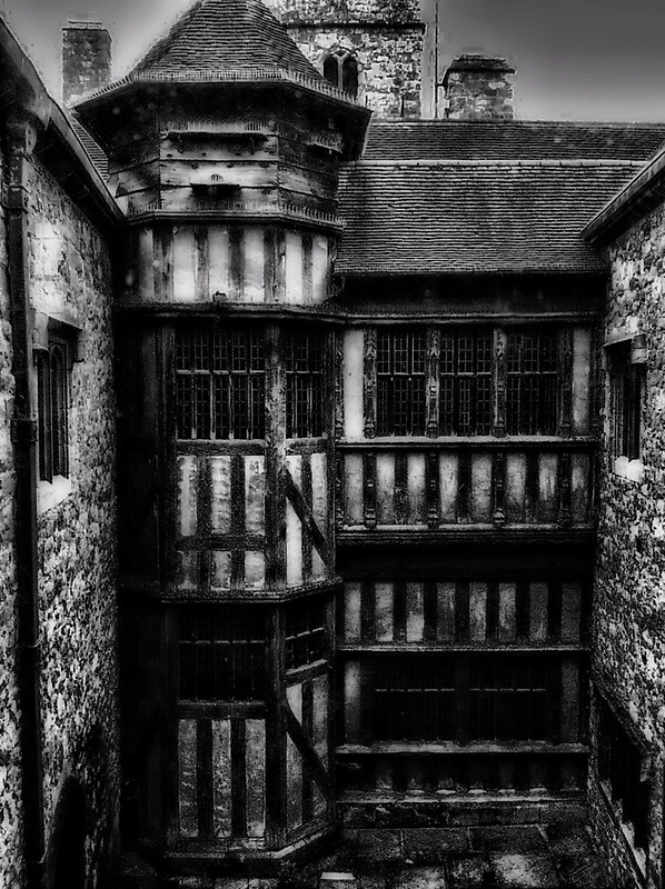 "Interior Courtyard, Leeds castle" by ElsieBell | Redbubble