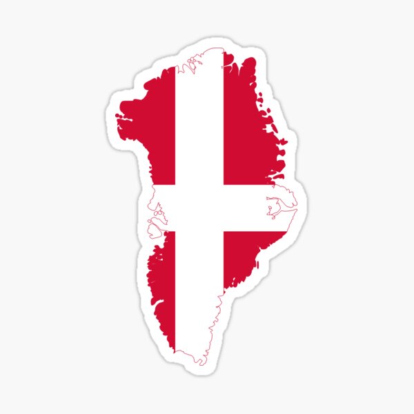 Greenland Flag Stickers | Redbubble