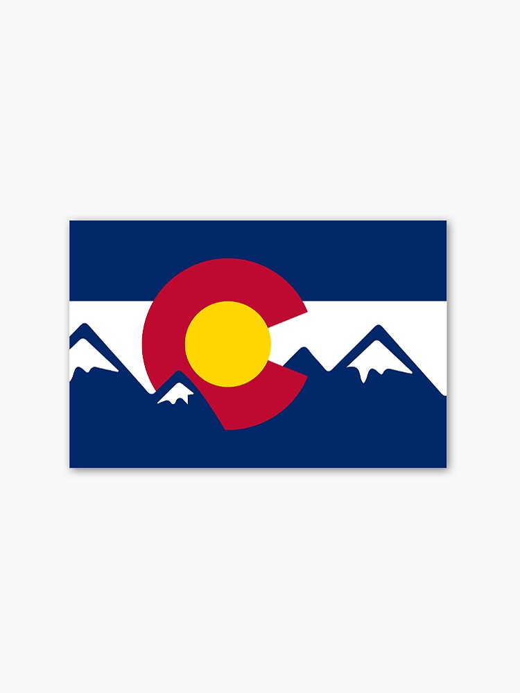 "Colorado logo" Sticker for Sale by delaneyaustin | Redbubble