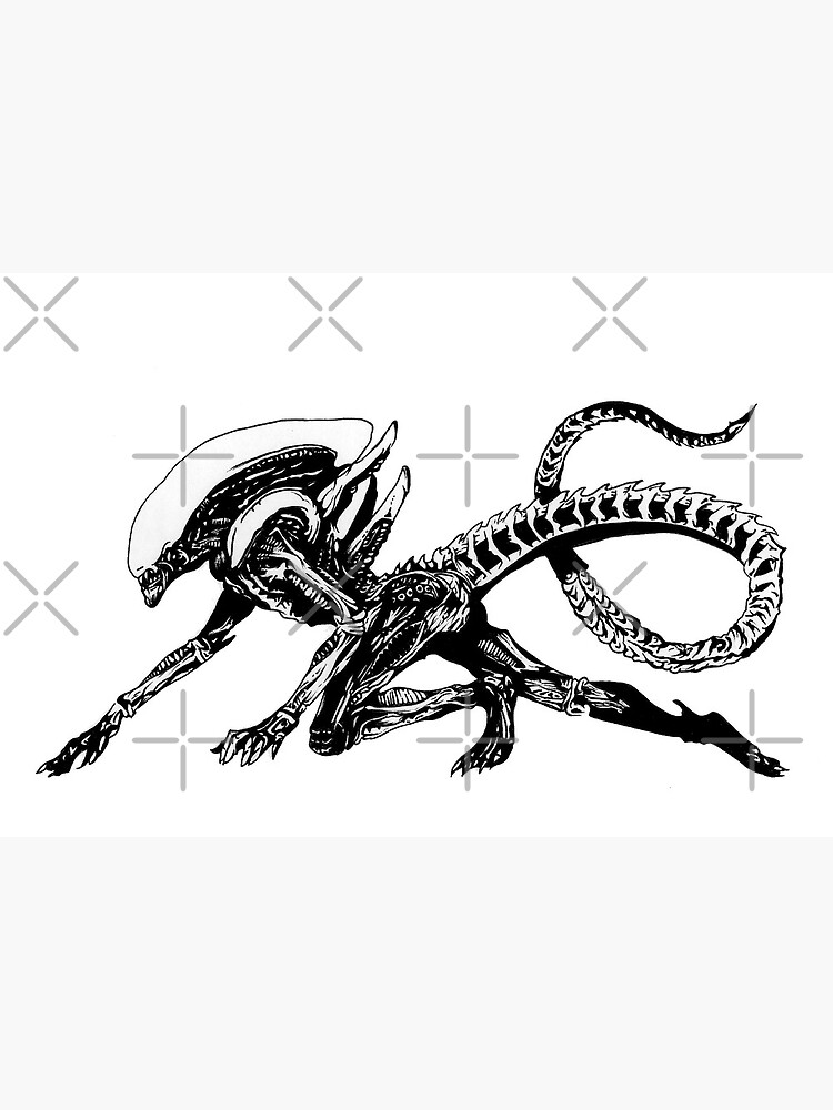 Xenomorph Drawing Easy