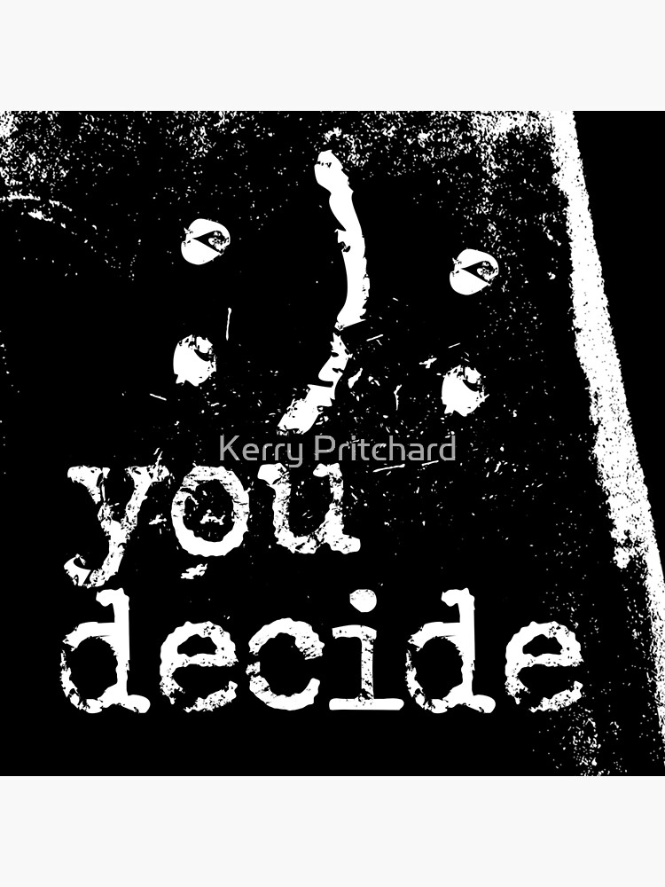 "You decide Happy or sad typography text art quote by Word Fandom ...