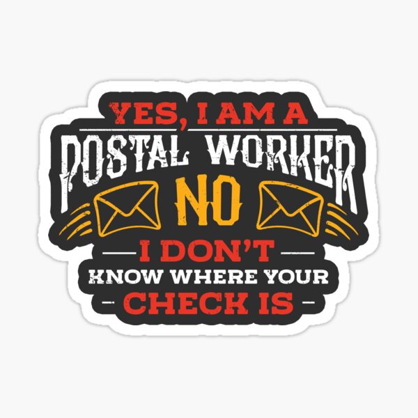 Postal Worker Stickers | Redbubble
