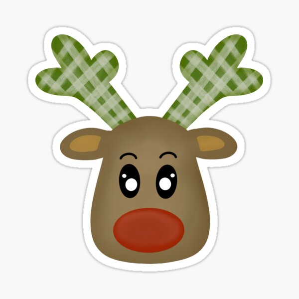 "CHRISTMAS reindeer" Sticker for Sale by JavierShih | Redbubble
