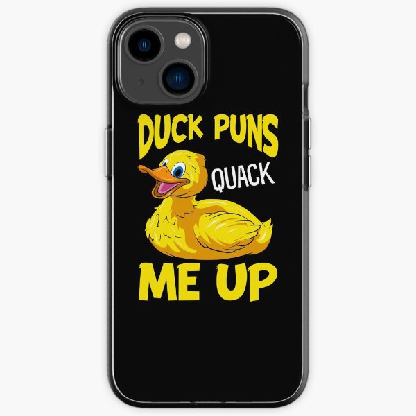"Duck Puns Quack Me Up! Adorable Duckling Pun" iPhone Case for Sale by ...