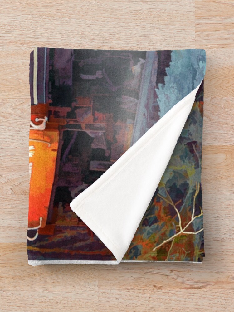 "The Rail Yard - Steam Train" Throw Blanket for Sale by NaturePrints ...