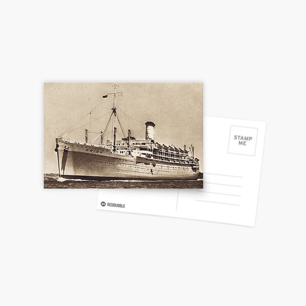 "Passenger Ship - Orient Line SS ORION 1935" Postcard for Sale by anmm ...