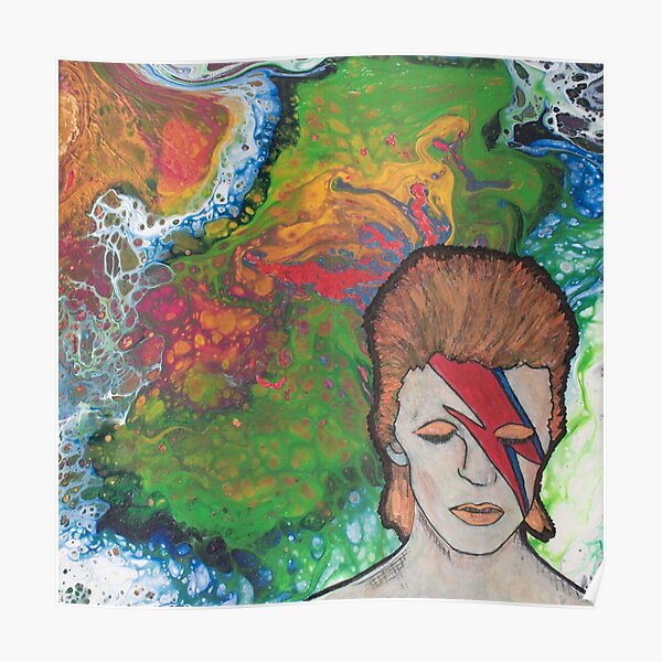 "Glam rock " Poster by Teenybronco | Redbubble