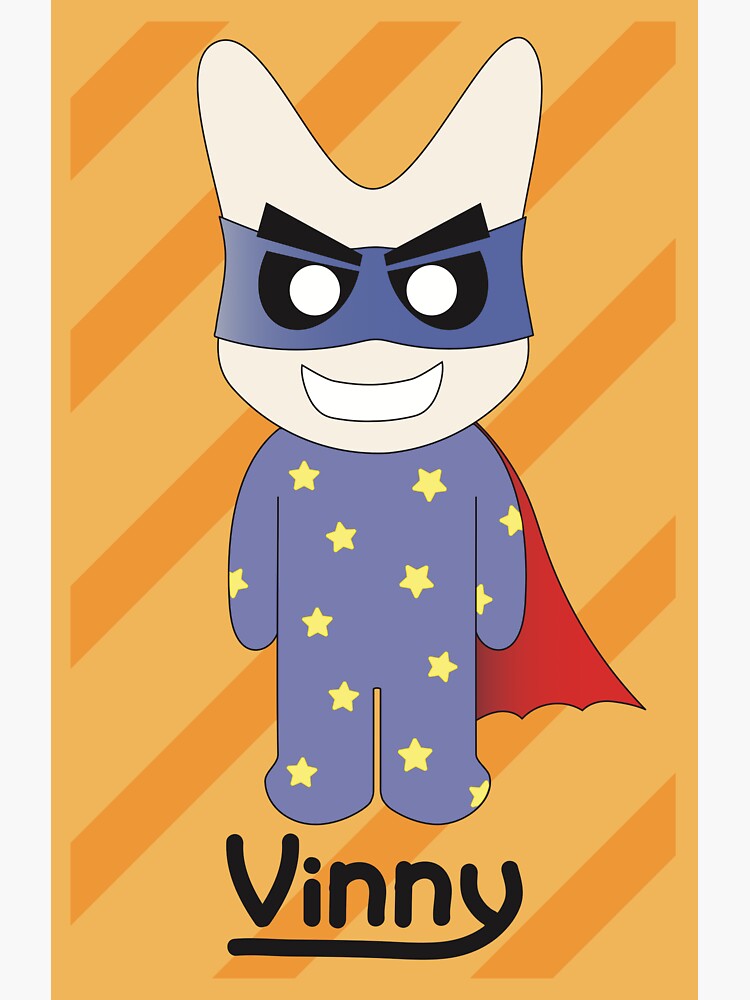 "Vinny - Character Design" Sticker by KrustyKracks | Redbubble