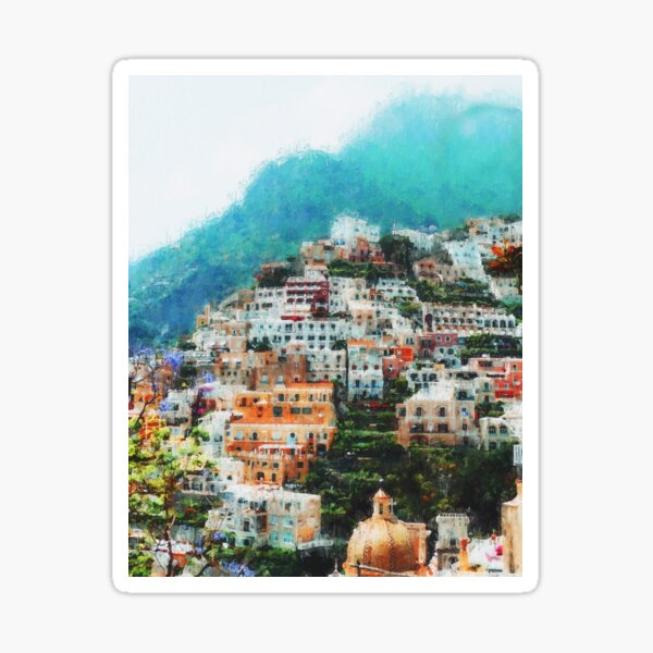 "Amalfi, Italy" Sticker by ErianAndre | Redbubble