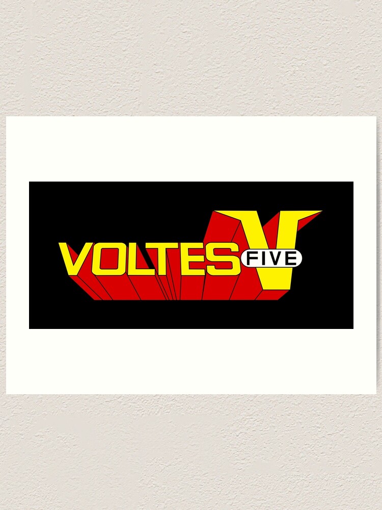 "Voltes V" Art Print by elizaldesigns | Redbubble