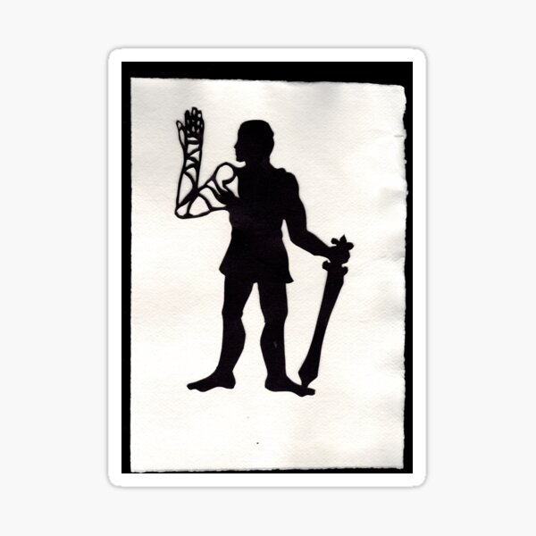 "Nuada of the Silver Arm" Sticker by FromTheShadows | Redbubble