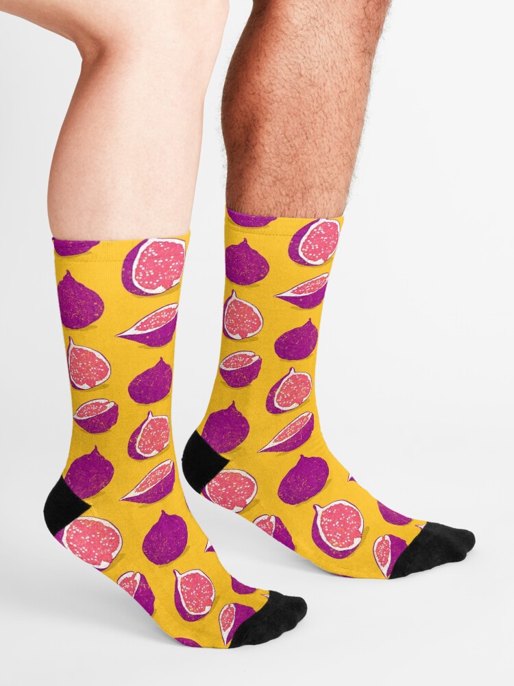 "Fig" Socks by Chuvardina | Redbubble