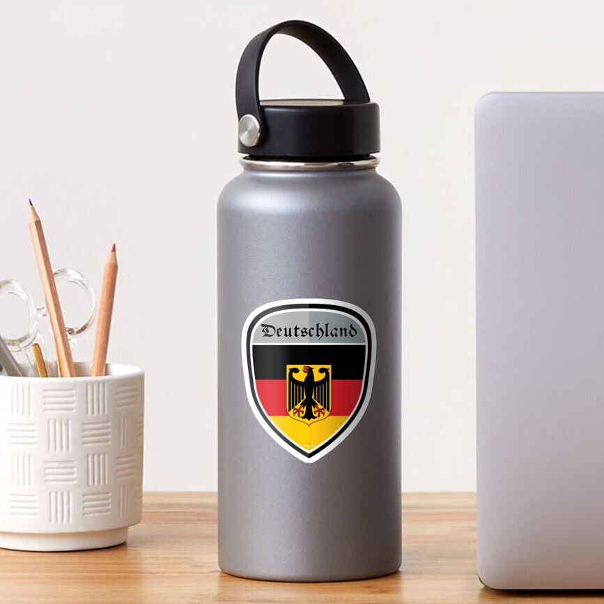 "GERMANY Deutschland German DEUTSCH Shield Sticker Flag 03" Sticker for ...