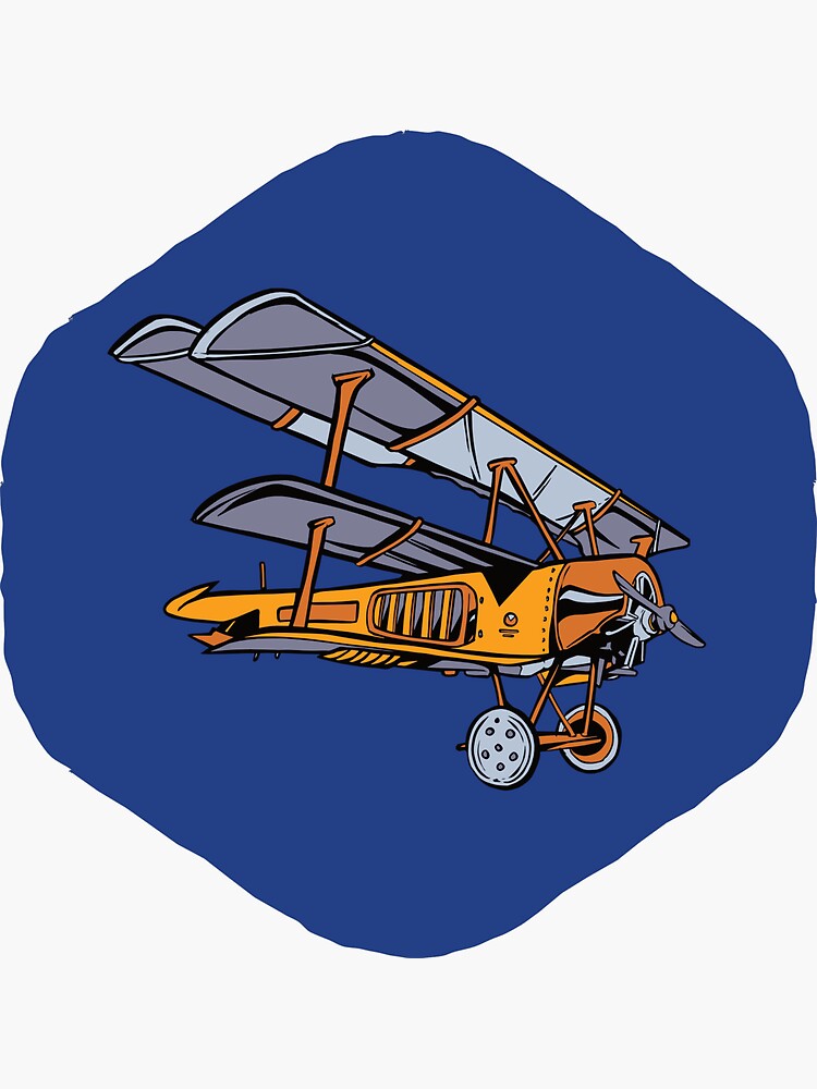 "Steampunk Triplane" Sticker for Sale by Ayyax | Redbubble