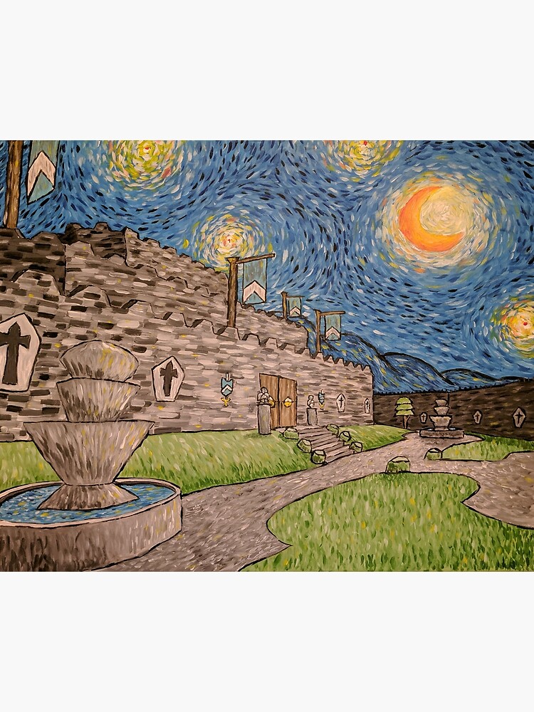 "Lumbridge Castle - Van Gogh" Poster for Sale by snobleprints | Redbubble