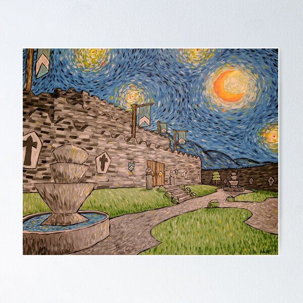 "Lumbridge Castle - Van Gogh" Poster for Sale by snobleprints | Redbubble