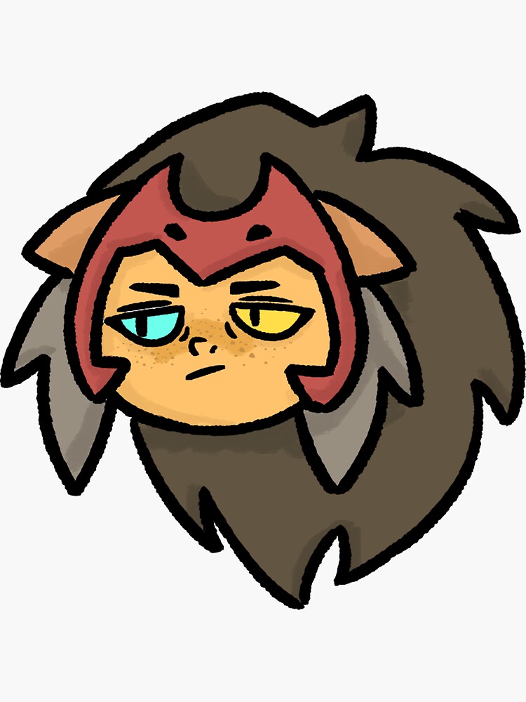 "Grumpy Catra" Sticker for Sale by pinkflwr-emoji | Redbubble