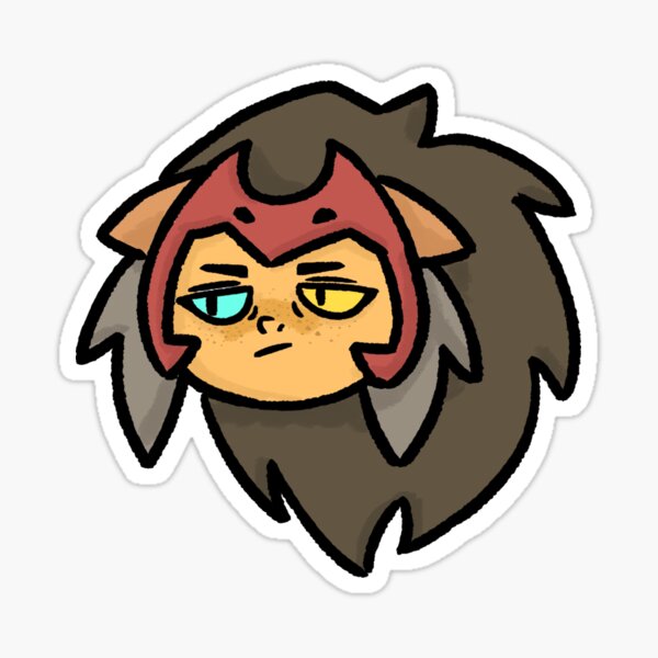 "Grumpy Catra" Sticker for Sale by pinkflwr-emoji | Redbubble