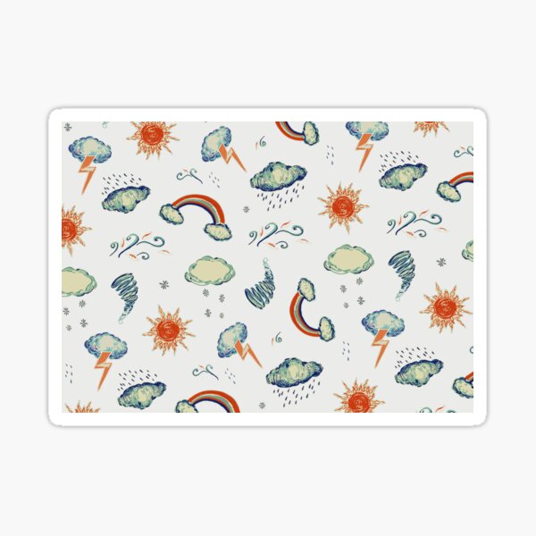 "Weatherly" Sticker for Sale by minniemorrisart | Redbubble