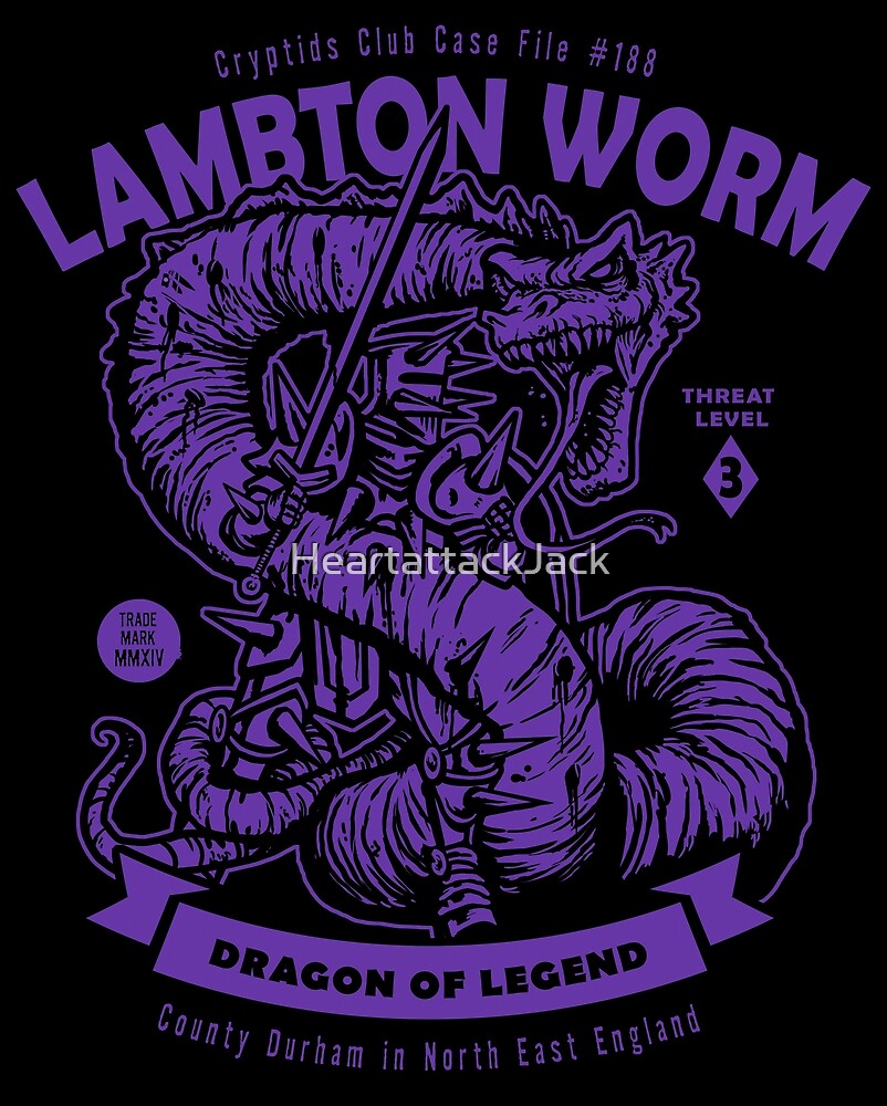 "Lambton worm" by HeartattackJack | Redbubble