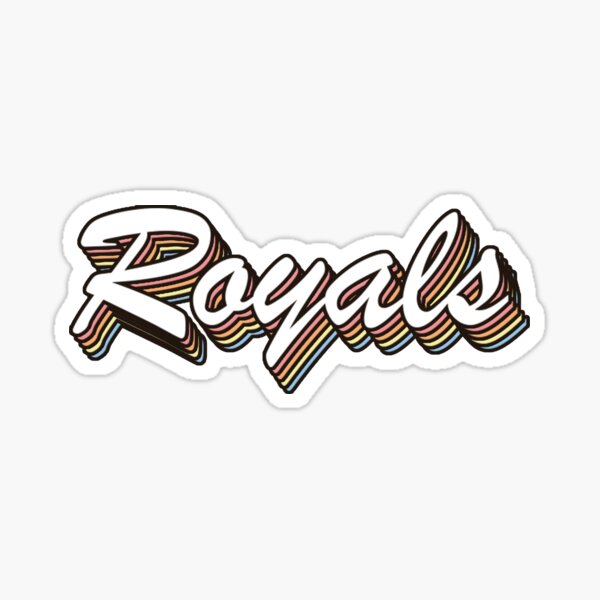 "Retro Royals" Sticker by dzarko27 | Redbubble