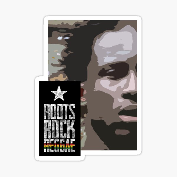 "Roots Rock Reggae JAH" Sticker for Sale by Periartwork | Redbubble