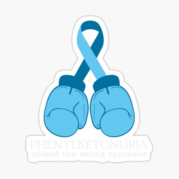 "PKU Awareness | Fighter Phenylketonuria Opponent" Sticker for Sale by ...