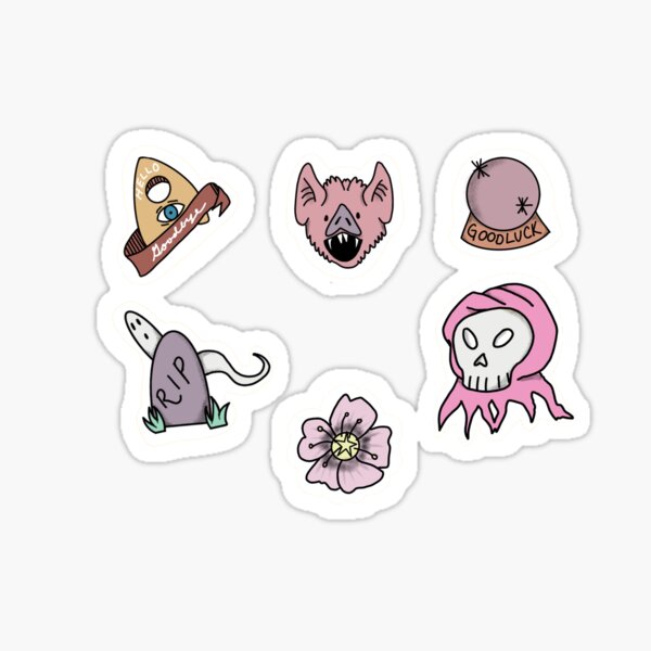 "Not Dead Yet Sticker Sheet " Sticker for Sale by purplesummers | Redbubble