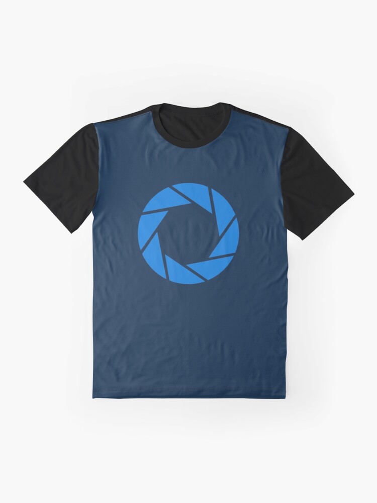 "Aperture Science Blue Logo Navy " T-shirt for Sale by HeroCC ...