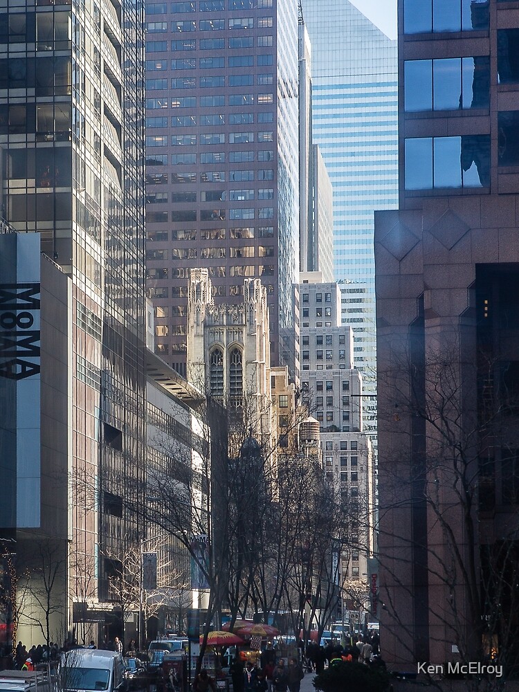 "Concrete Canyons of New York" by Ken McElroy | Redbubble
