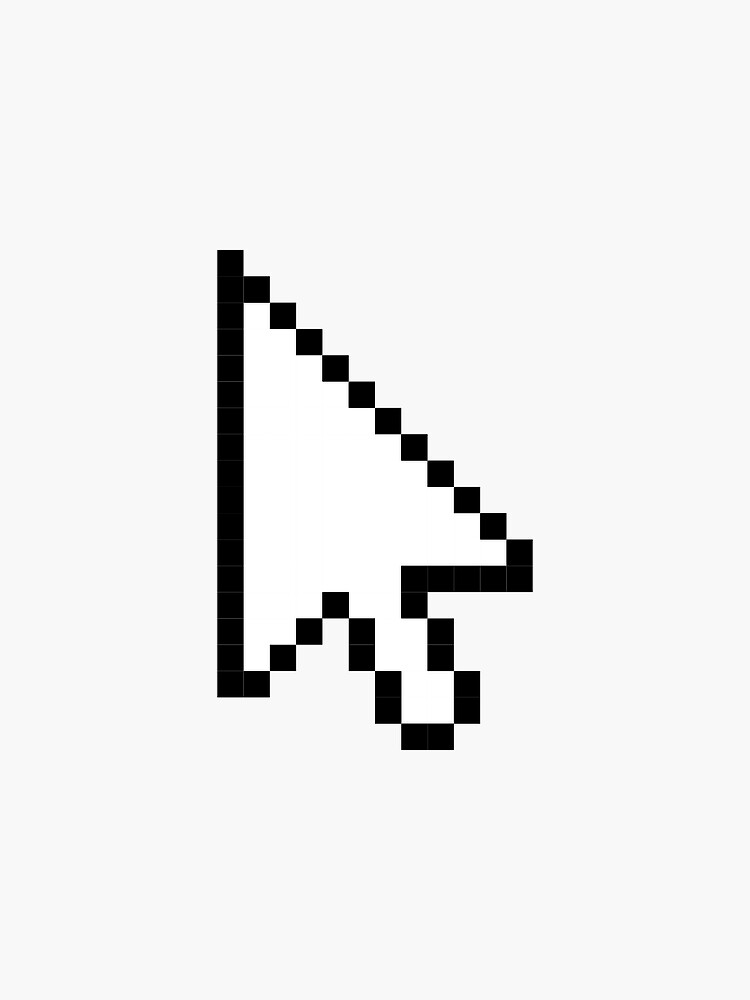 "Mouse Cursor " Sticker by Locked-up | Redbubble