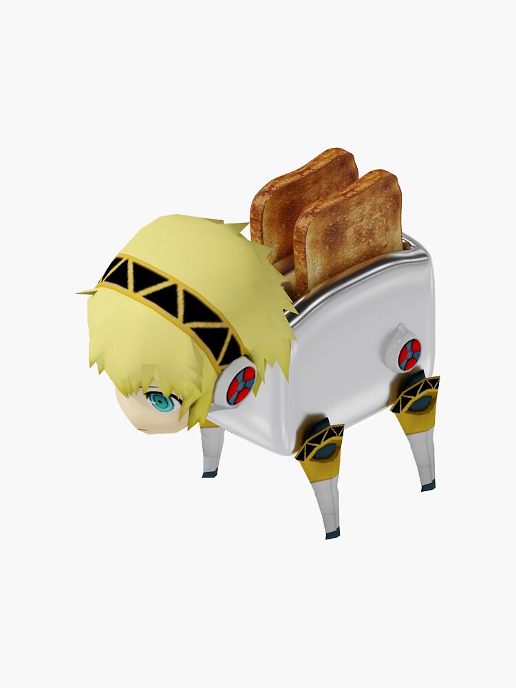 "Toaster Aigis" Sticker for Sale by hydrengea | Redbubble