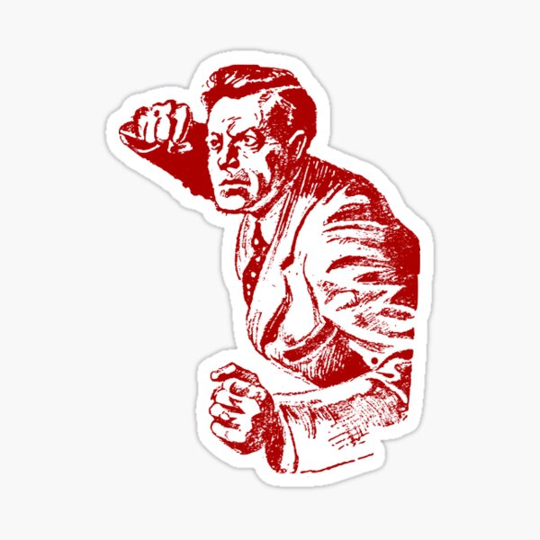 "Anger" Sticker for Sale by Locked-up | Redbubble