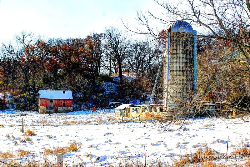 ""The Little Red Shed"" by wiscbackroadz | Redbubble