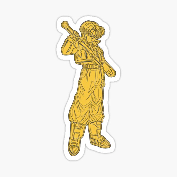 "Trunks " Sticker for Sale by ArtGod0101 | Redbubble