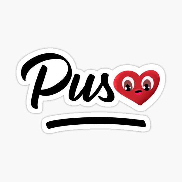 "Puso Heart Pinoy Pride Filipino Philippines Gift" Sticker for Sale by ...