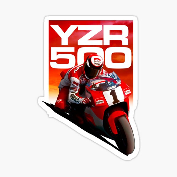 "YZR 500" Sticker for Sale by retroquarter | Redbubble